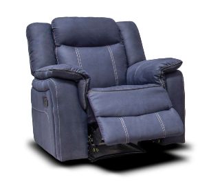 Sofahouse - Brooklyn Fabric Sofa - Denim