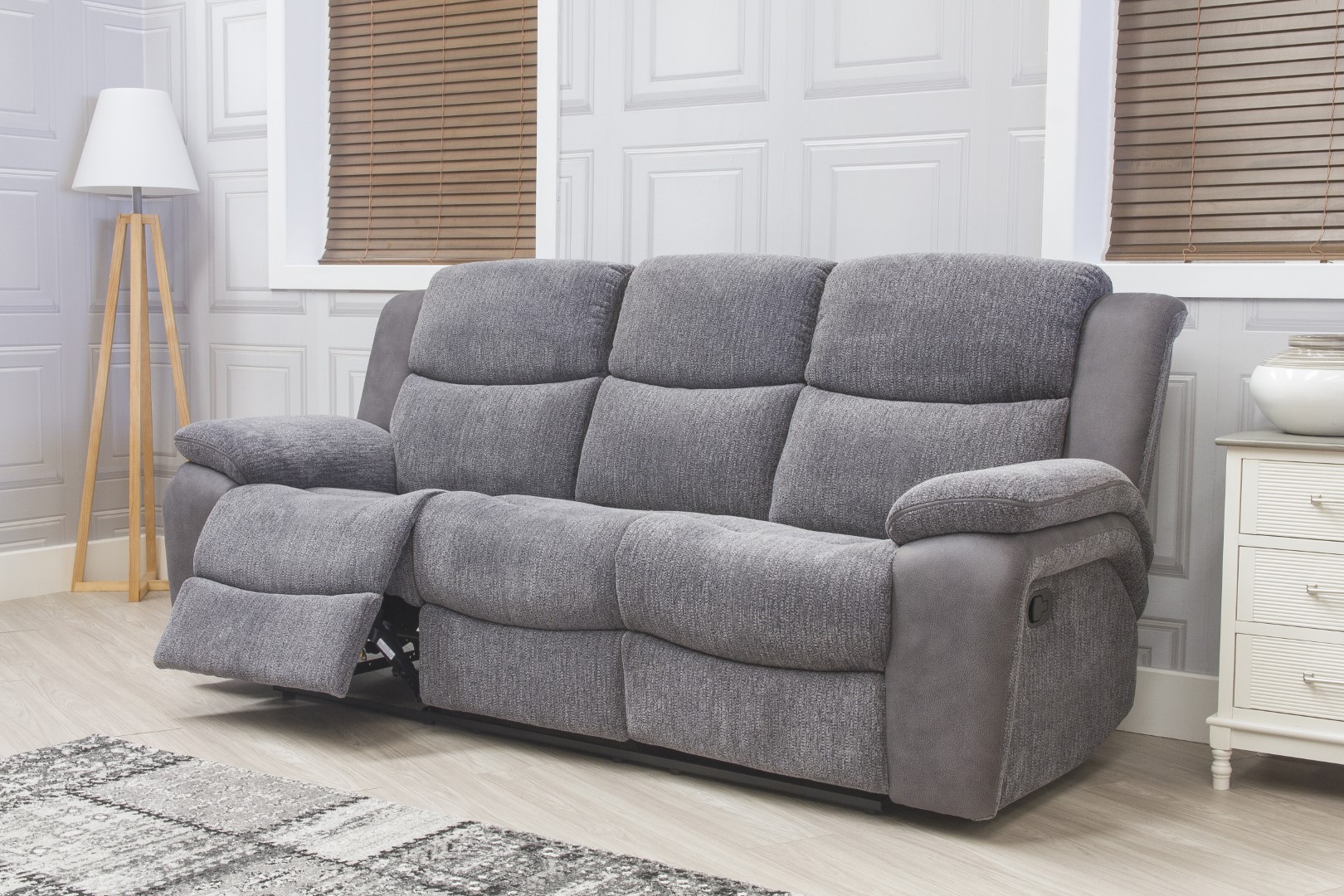 Sofahouse - Legend Fabric Sofa - Grey