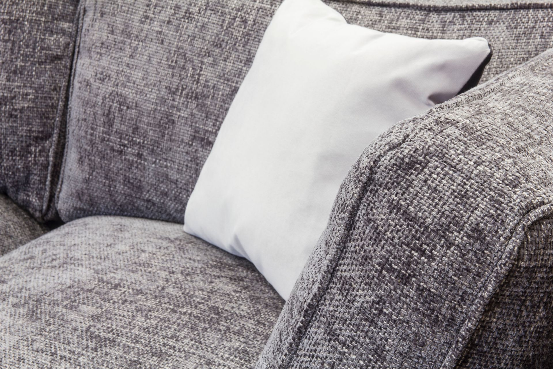 Sofahouse - Harmony U-Shape Fabric Sofa - Slate