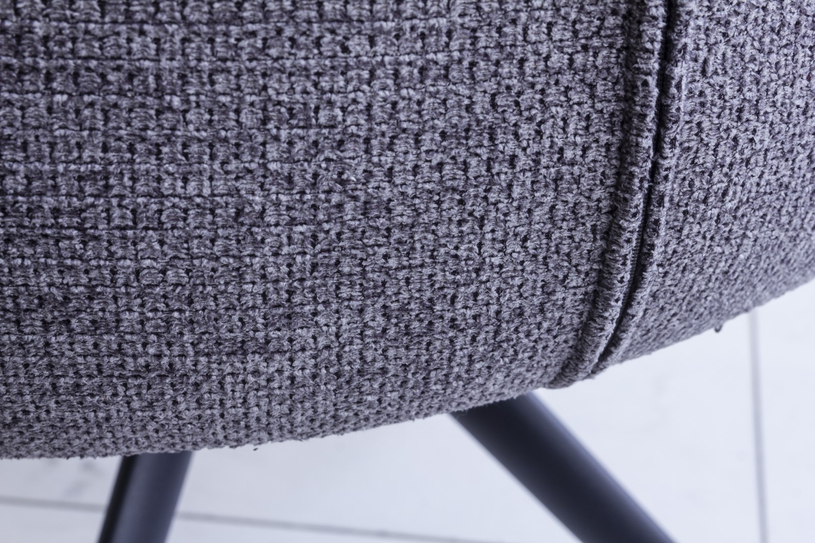 Sofahouse - Arco Fixed Dining Chair - Grey