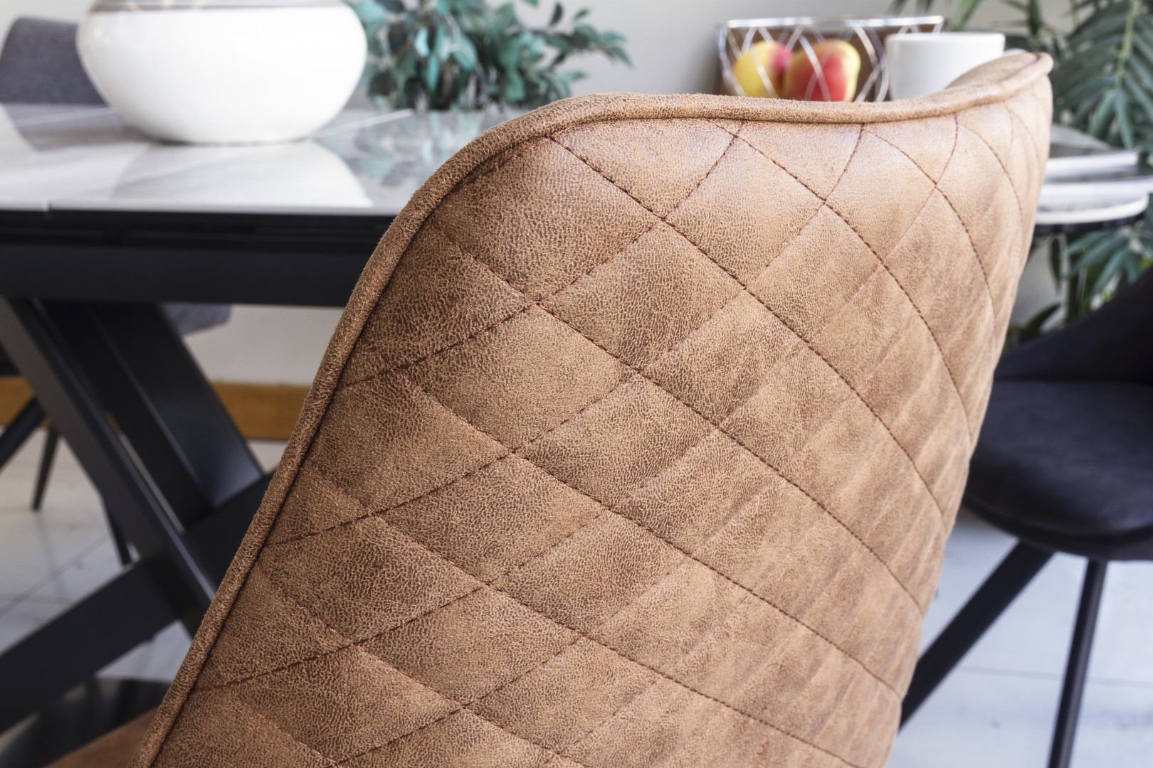 Sofahouse - Calix Dining Chair - Tan