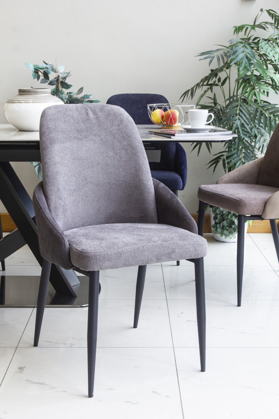 Sofahouse - Diego Dining Chair - Grey