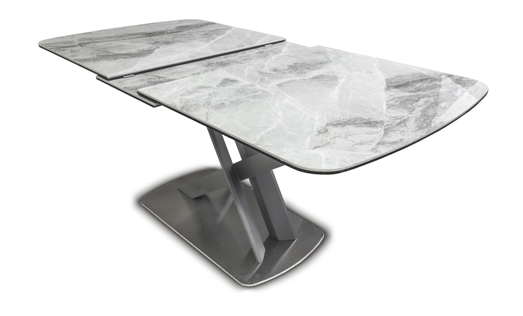 Sofahouse - Mirage Extending Dining Table - Light Grey