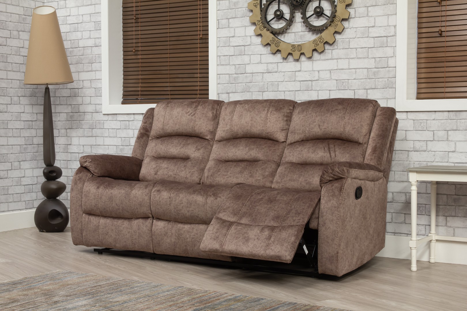 Sofahouse - Willow Sand Fabric Sofa