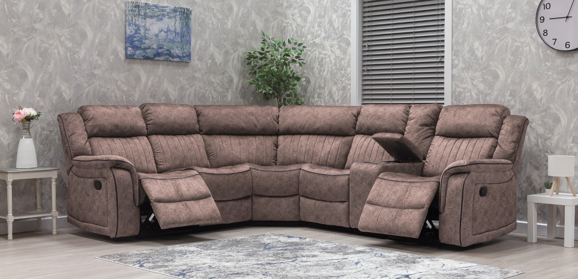 Sofahouse - Gresham Sand Fabric Sofa